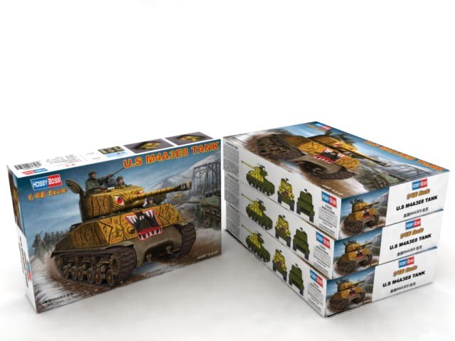 HobbyBoss 1/48 M4A3E8 TANK Plastic Model | Michaels