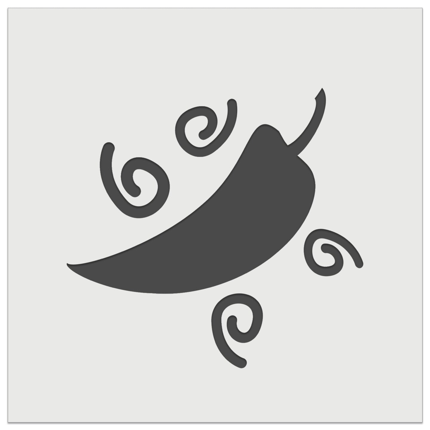 Chili Pepper with Swirls Fiesta Wall Cookie DIY Craft Reusable Stencil ...