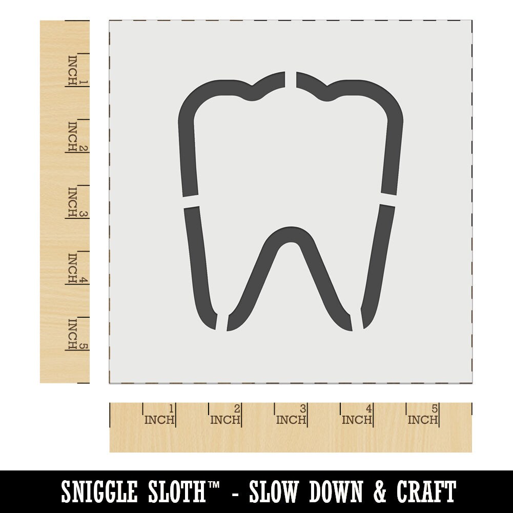 Tooth Outline Wall Cookie DIY Craft Reusable Stencil | Michaels