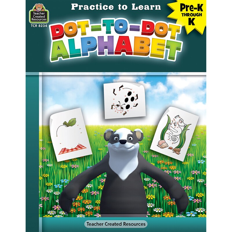 Practice To Learn: Dot-To-Dot Alphabet, Count: 1, Model: TCR8234 | Michaels