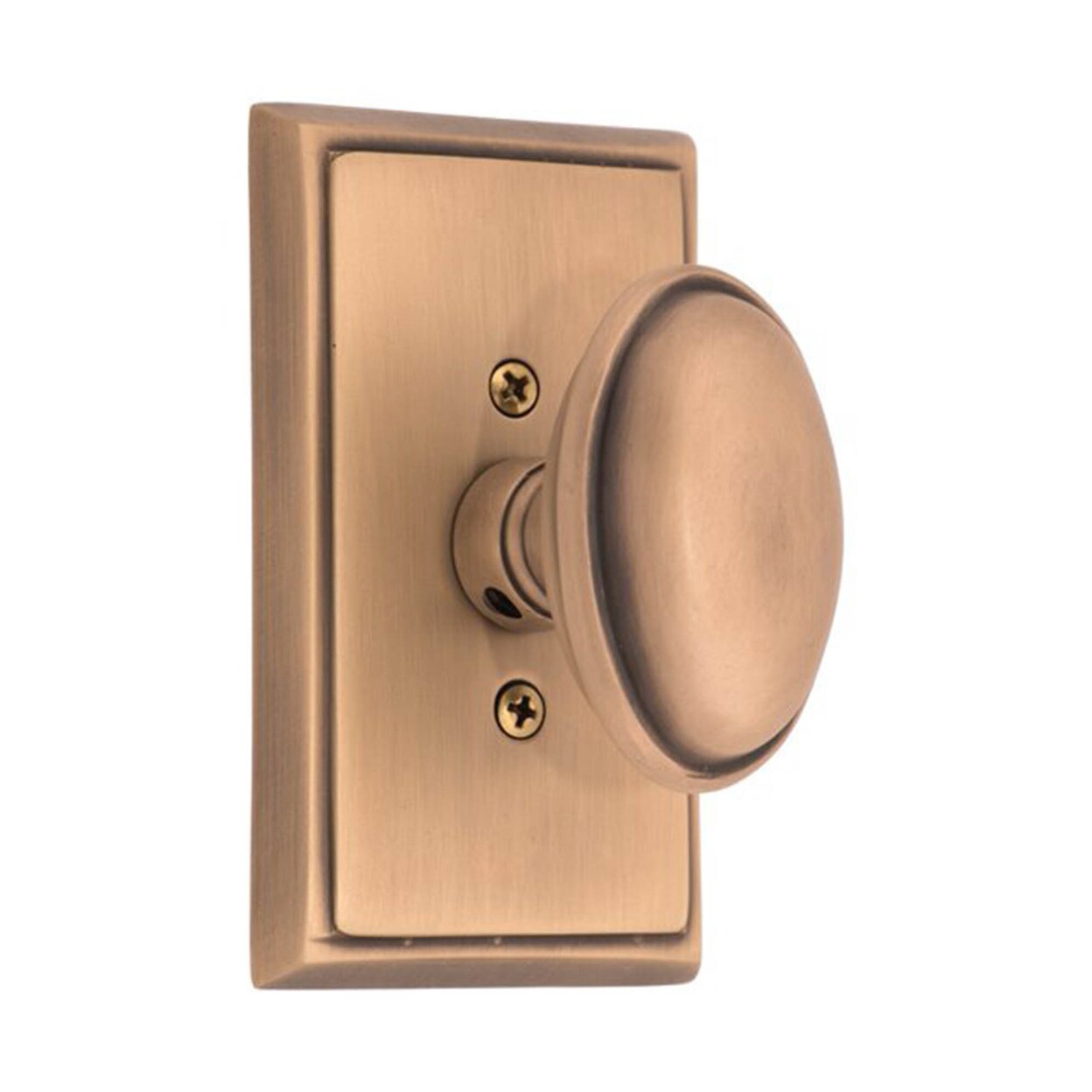 BRASS Accents Home Decorative Door Knob Hardware Quaker Privacy Set 2 ...