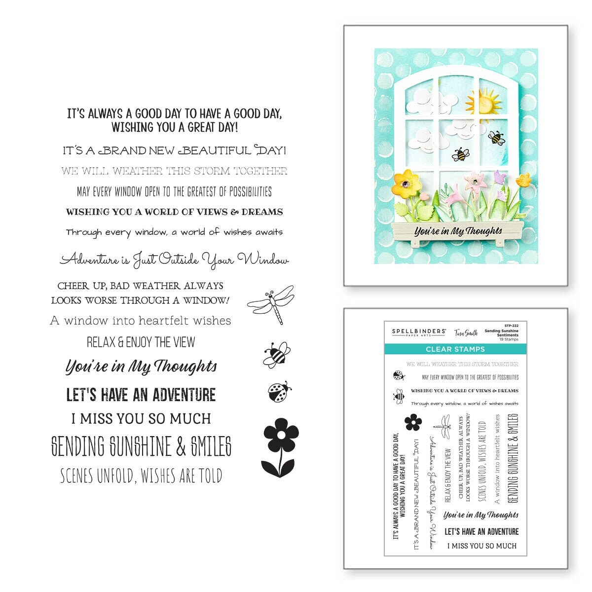 Spellbinders Windows With A View Etched Dies By Tina Smith-Sending ...