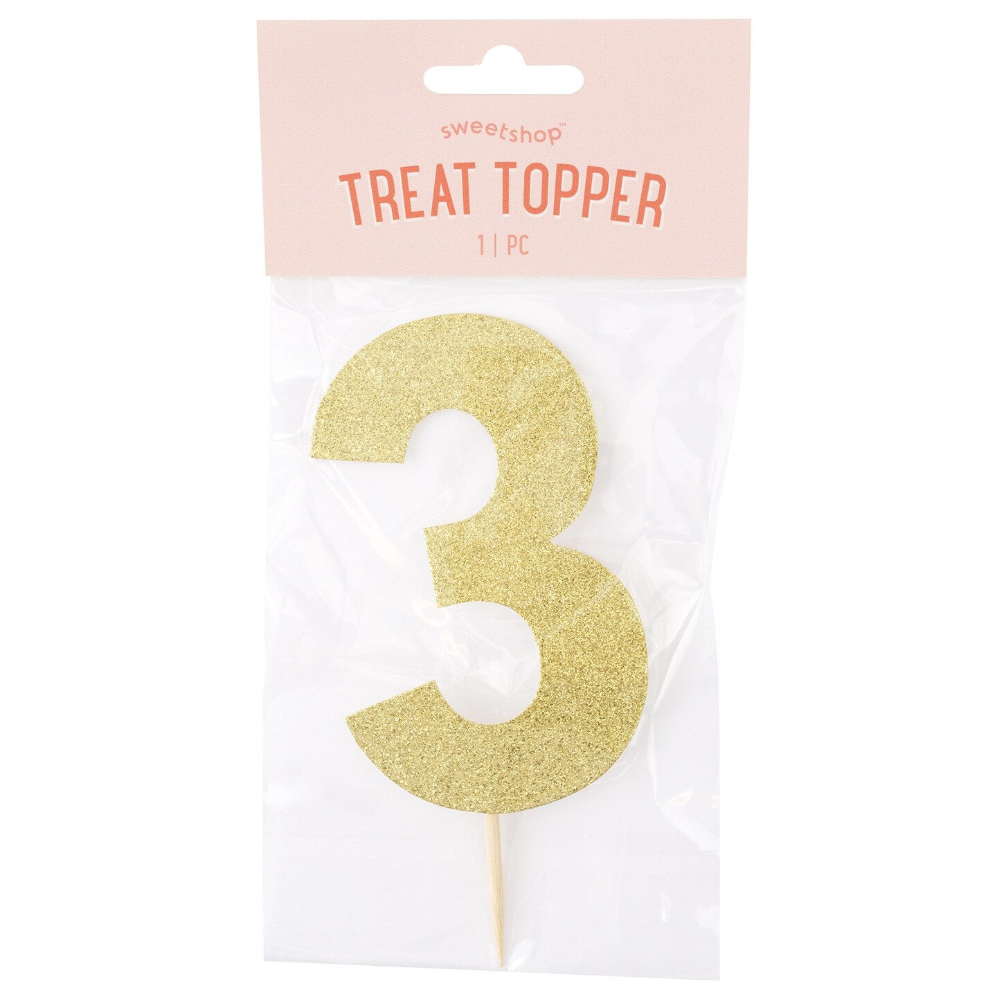 Sweetshop Cake Topper-Number 3 | Michaels