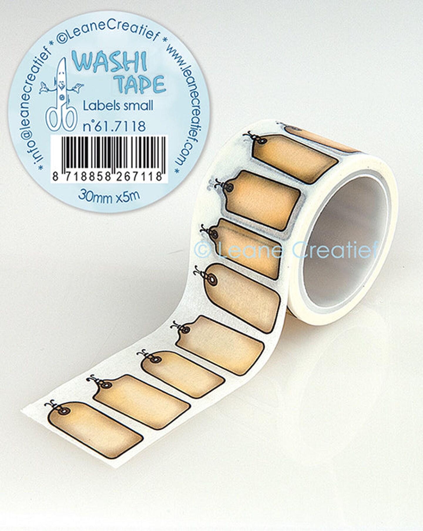 Leane Creatief Washi Tape Labels Small, 30mm X 5m | Michaels