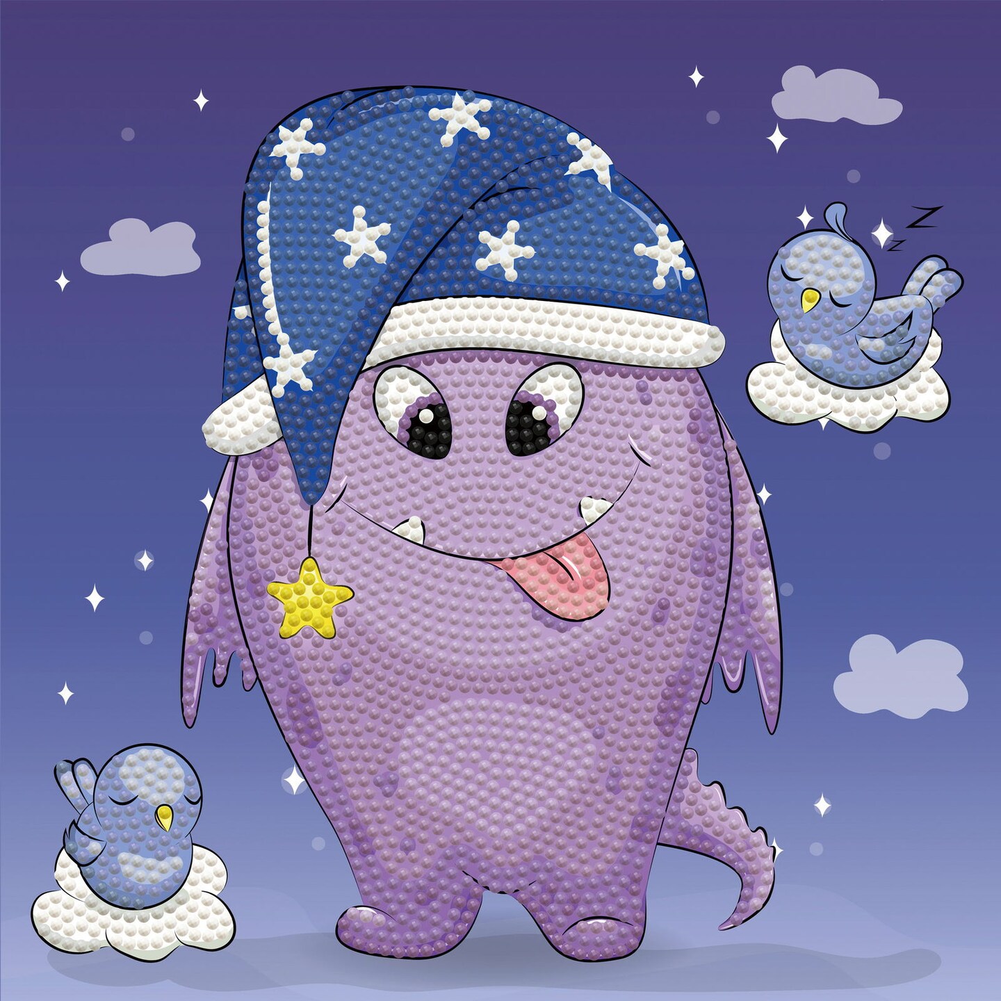 Diamond Dotz Monster Tale Dotz Box Monster Diamond Painting Kits for ...