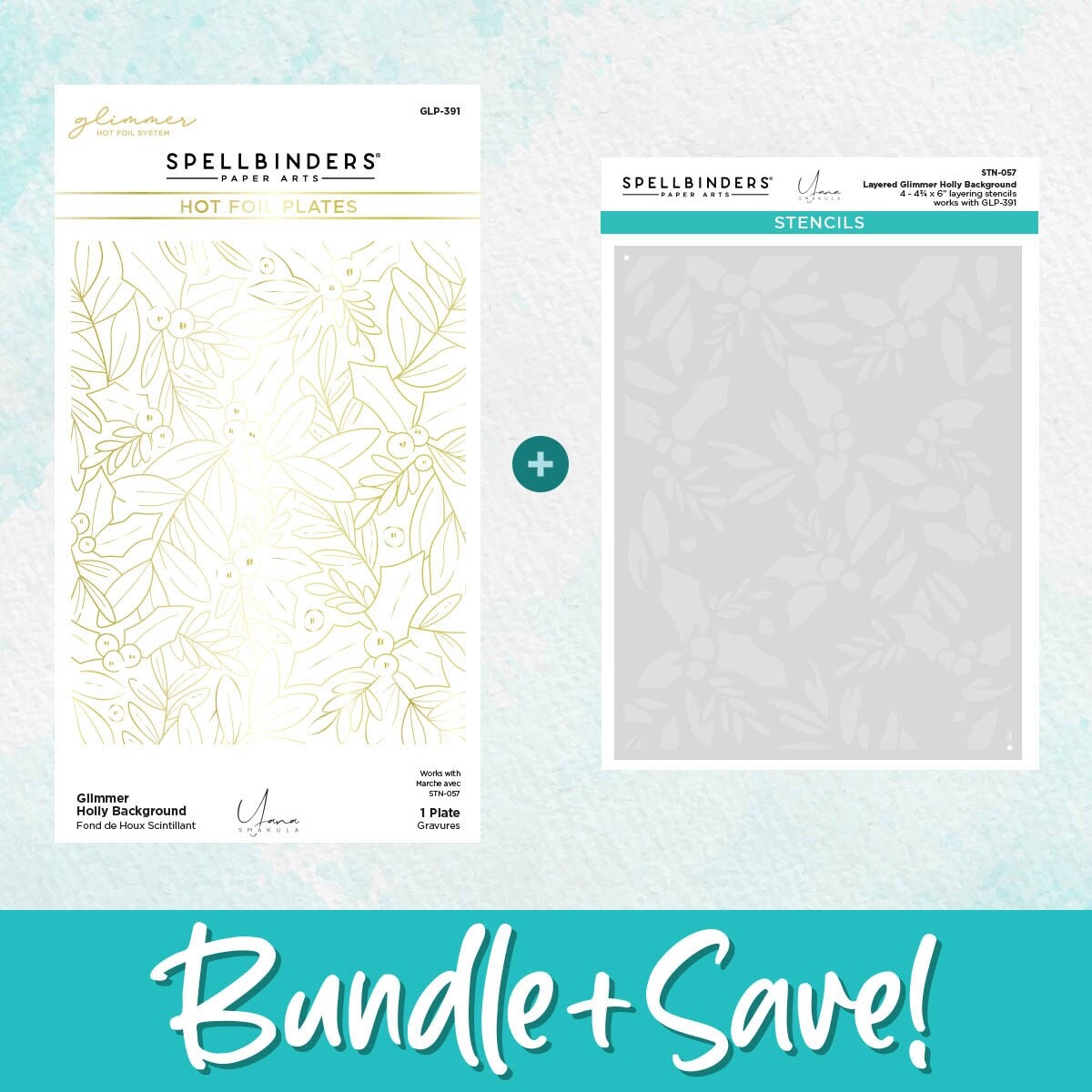 Spellbinders Glimmer Background Bundle By Yana Smakula-Holly, De-Light ...