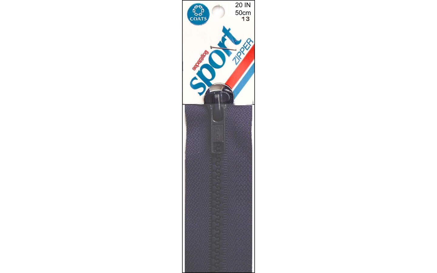C&C Separating Sport Zipper 20" Navy | Michaels