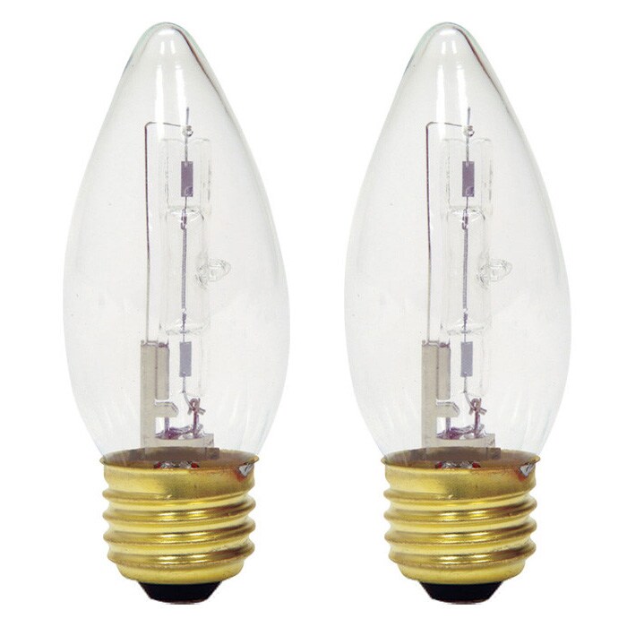 GE 16760 25w 120v B10 Blunt Tip Candle E26 25BM/H Decor Torpedo Halogen ...