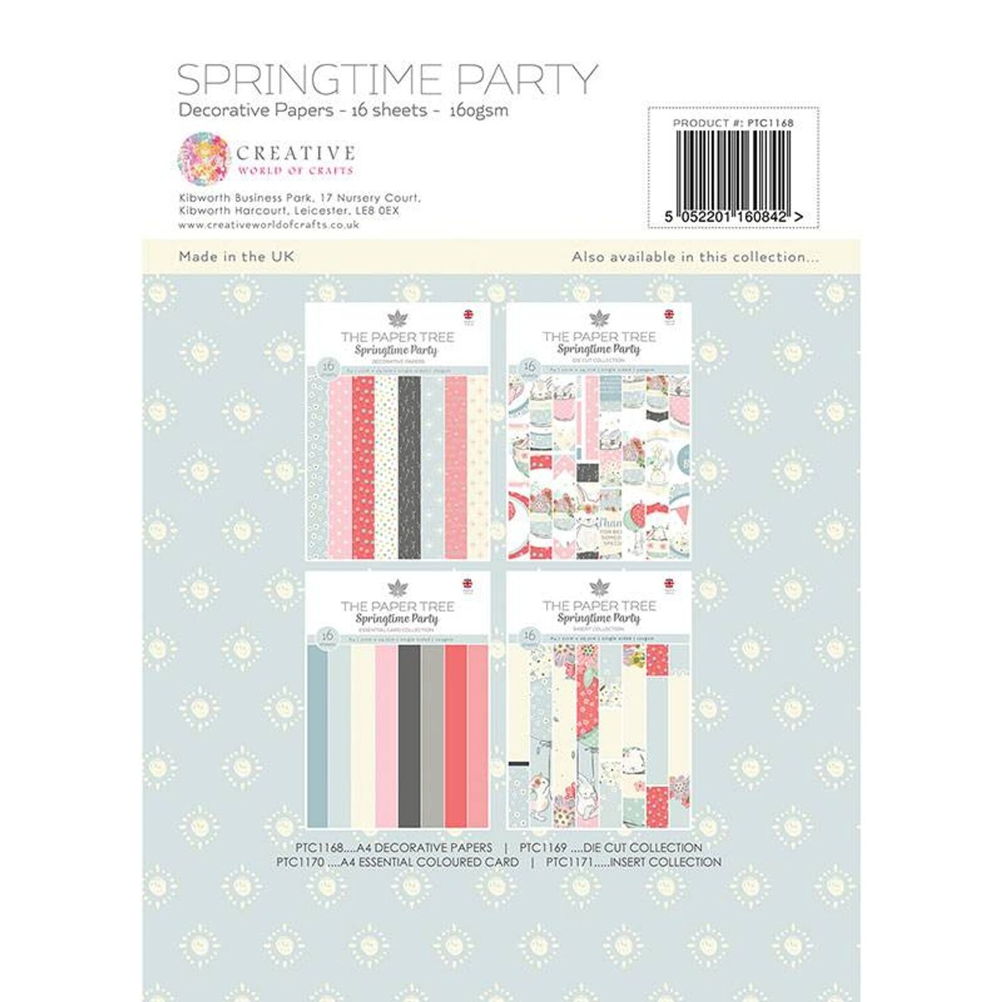 The Paper Tree Springtime Party A4 Backing Papers | Michaels