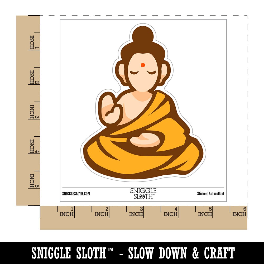 Buddha Siddhartha Gautama Buddhist Buddhism Waterproof Vinyl Phone ...