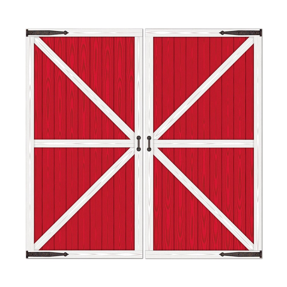 Beistle Barn Door Props 32 1 By 2" X 5 4" - 12 Pack (2 Per Package ...