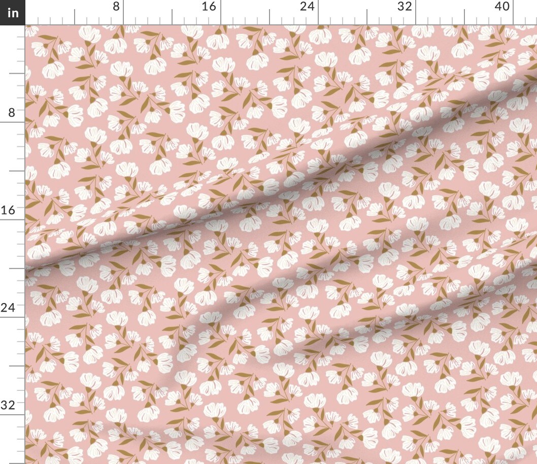 Petal Signature Cotton by the Yard or Fat Quarter Modern Floral ...