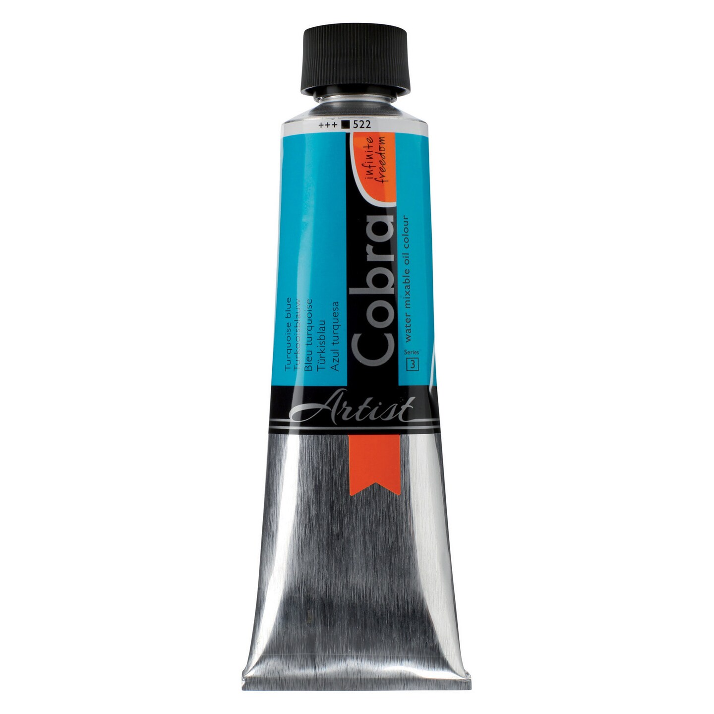 Royal Talens Cobra Artist Water Mixable Oil Color, 150ml, Turquoise ...