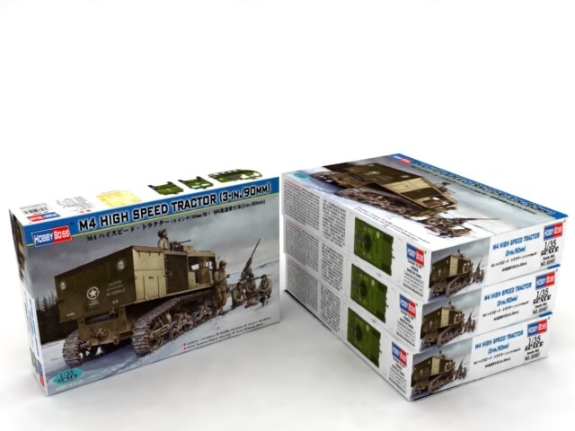 HobbyBoss 1/35 M4 HIGH SPEED TRACTOR (3-IN./90MM) Plastic Model | Michaels