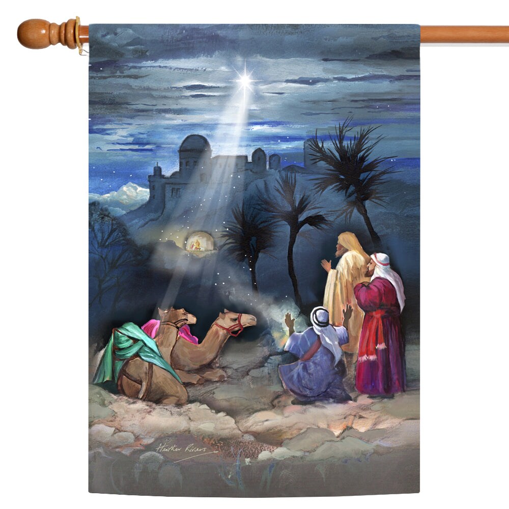 Star Of Bethlehem Decorative Christmas Flag, Size: 28 in x 40 in | Michaels