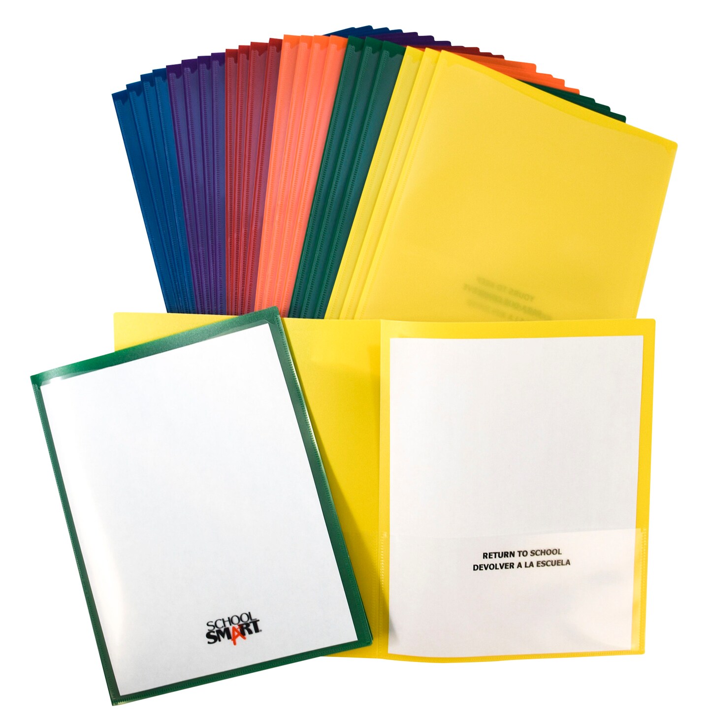 School Smart Take Home Folders, Assorted Colors, Set of 24 | Michaels