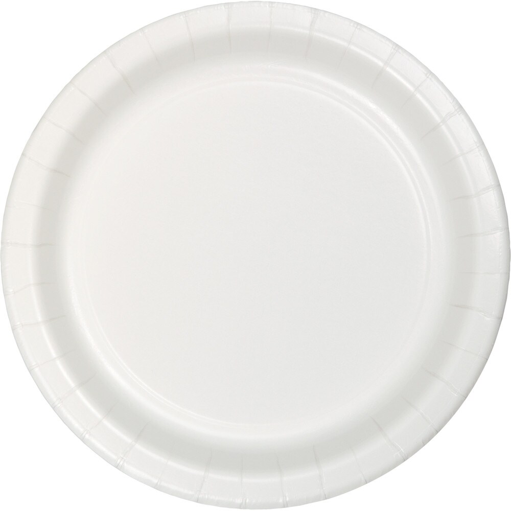 Party Central Club Pack of 240 White Disposable Paper Party Banquet ...