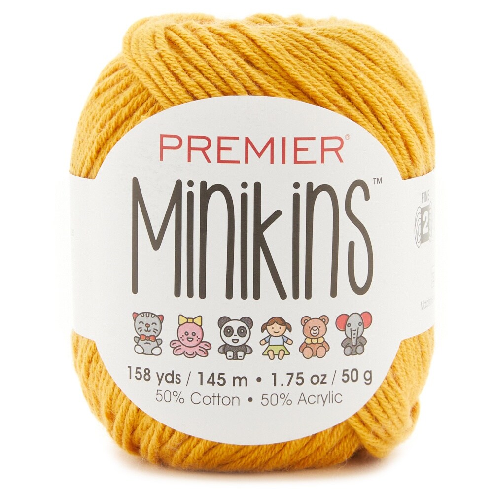 Premier Minikins Yarn-Butterscotch, Count: 1, Model: 2103-31 | Michaels