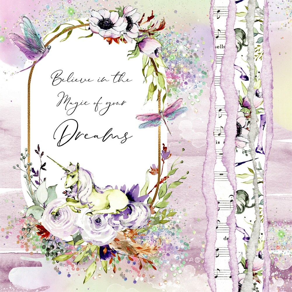 Sara Signature Paper Pad 12"X12"-Enchanted Dreams | Michaels