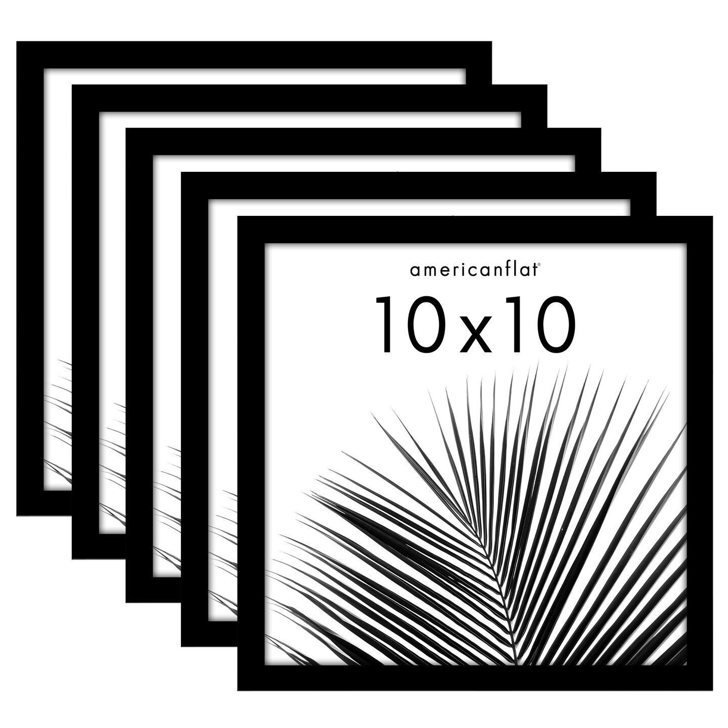 Americanflat 5 Pack of Picture Frames - Plexiglass Cover | Michaels