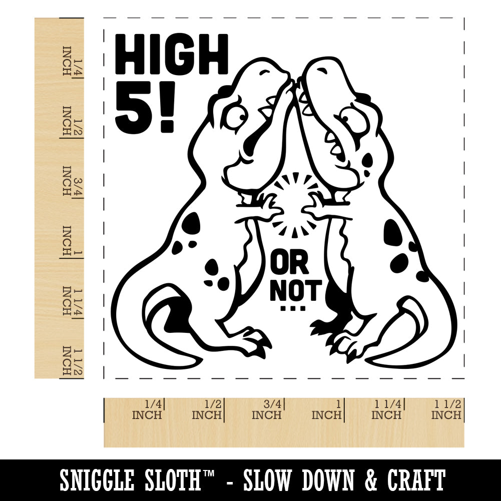 Tyrannosaurus Rex T-Rex Dinosaur Friends Can't High Five Self-Inking ...