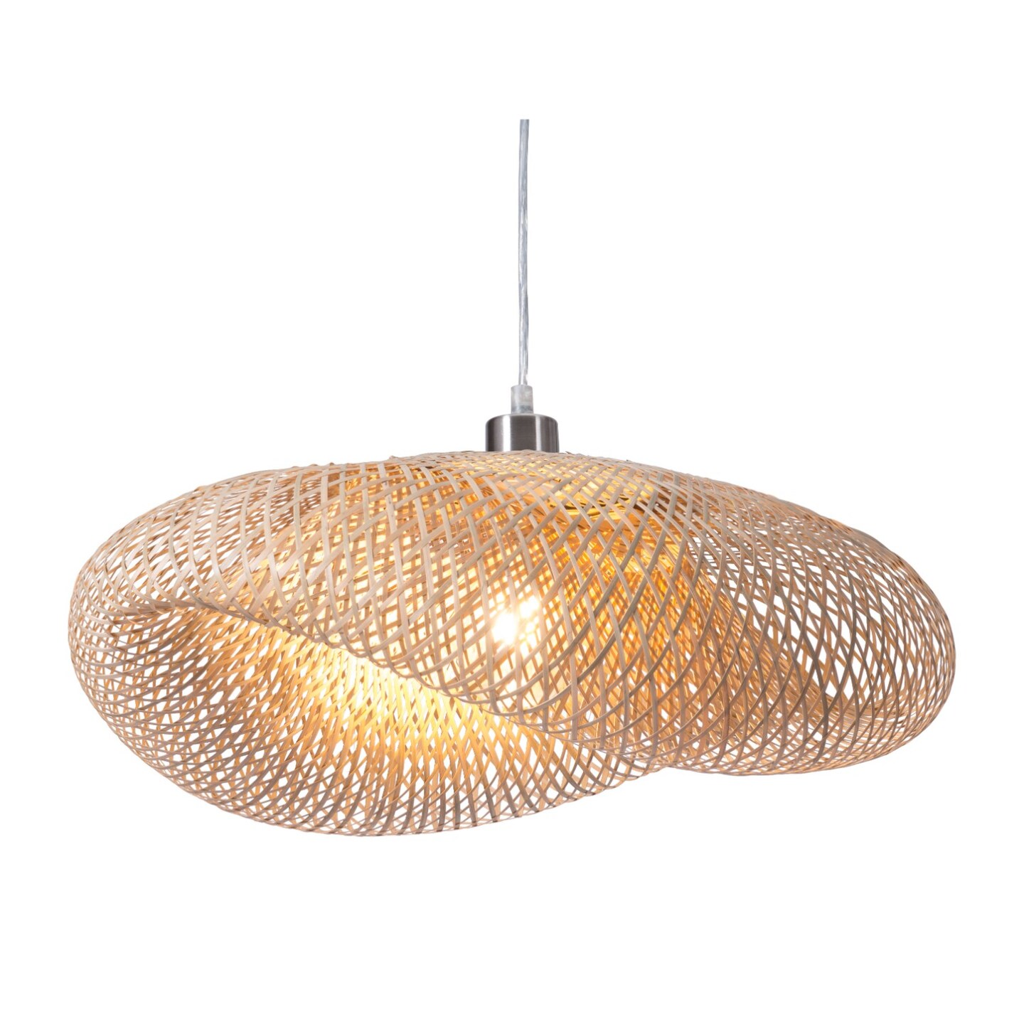 Modern Home 131" Beige and Silver Ceiling Light Fixture | Michaels