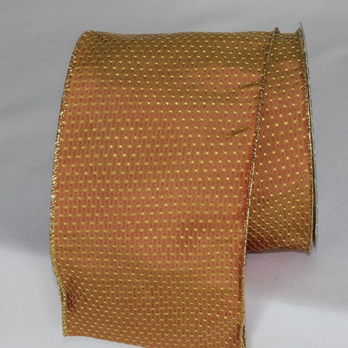 The Ribbon People Copper Brown and Gold Mini Diamonds Wired Craft ...