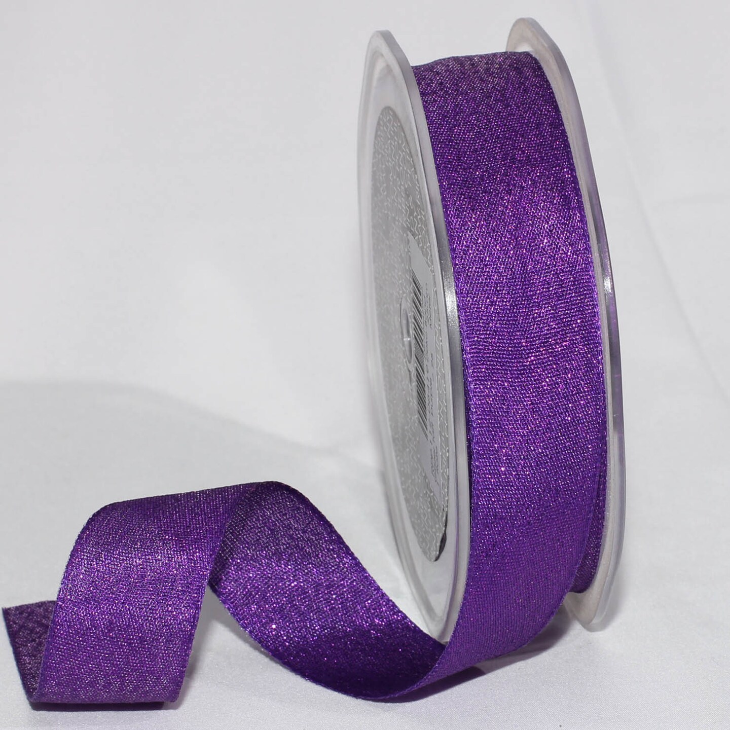 The Ribbon People Set of 4 Purple Sparkly Taffeta Woven Edge Craft ...