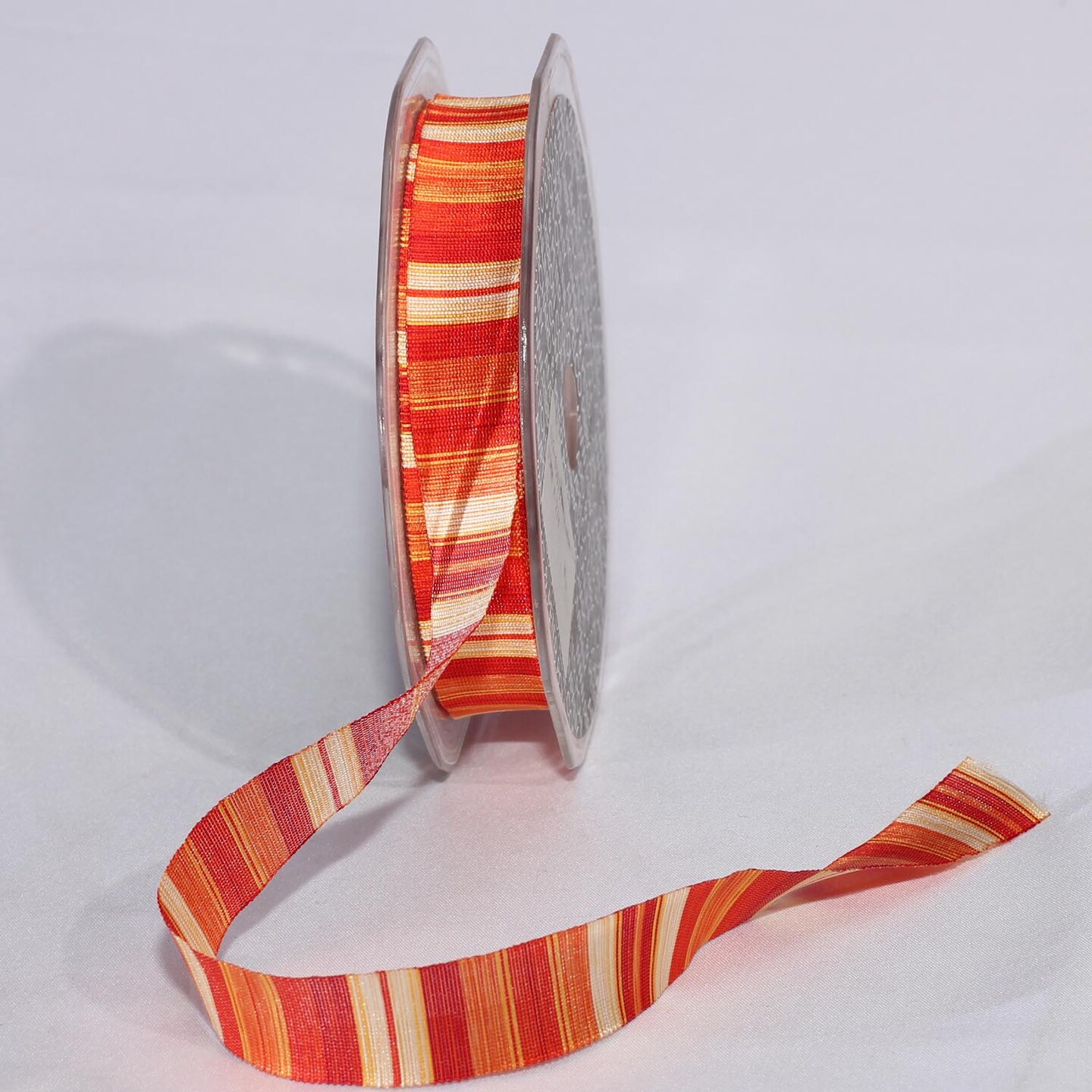 The Ribbon People Orange and Yellow Striped Craft Ribbon 0.375" x 108 ...