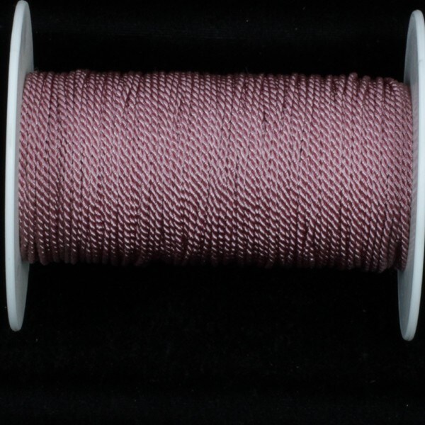 The Ribbon People Dusty Rose Braided Cording Craft Ribbon 0.1" x 220 ...