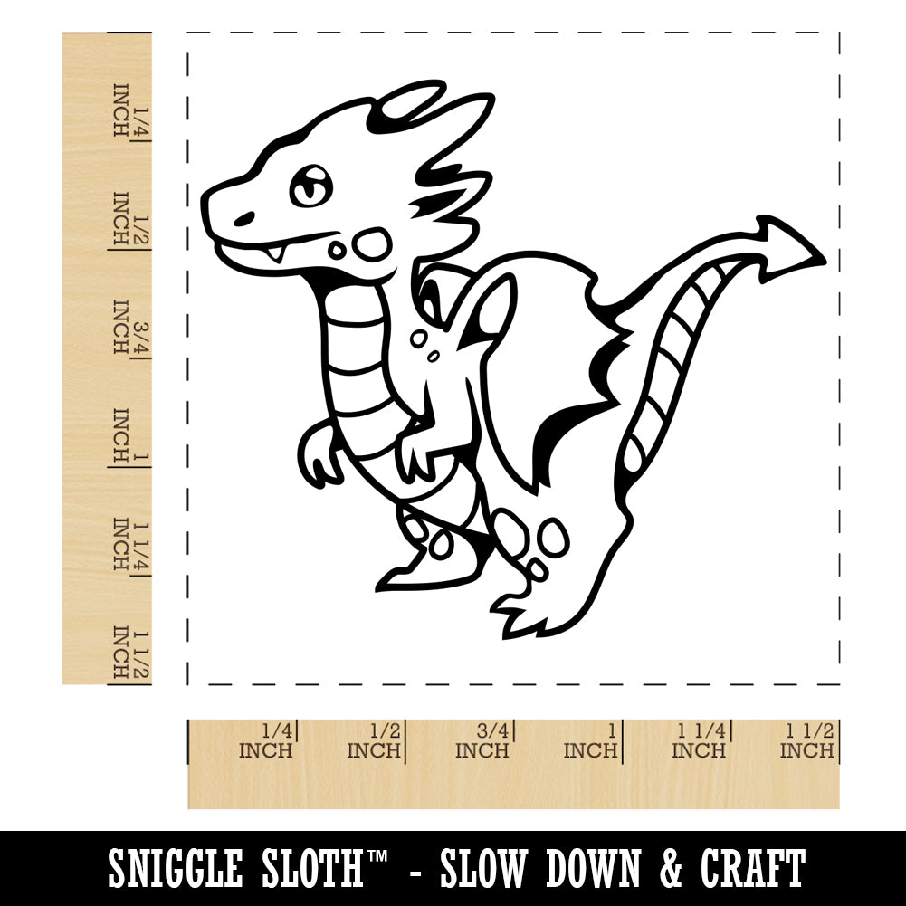 Cute Kawaii Little Dragon Self-Inking Rubber Stamp Ink Stamper | Michaels