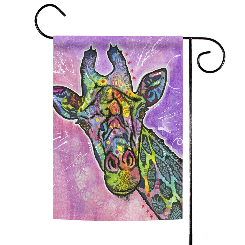 Neon Giraffe Decorative Giraffe Flag | Michaels
