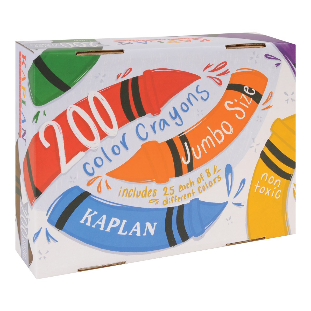 Kaplan Early Learning Company Jumbo Size Crayons Class Pack - 200 Total ...