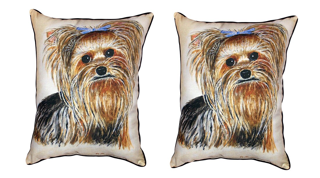 Pair of Betsy Drake Gabby Large Indoor/Outdoor Pillows | Michaels