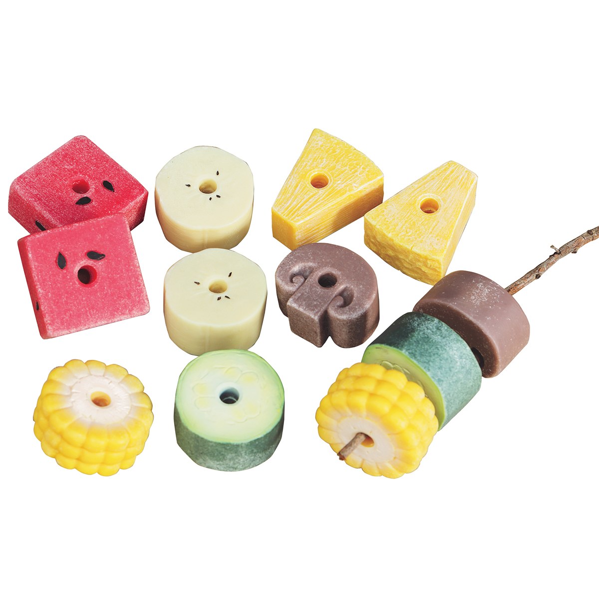 Yellow Door Sensory Play Stones: Threading Kebabs - Set of 12 | Michaels