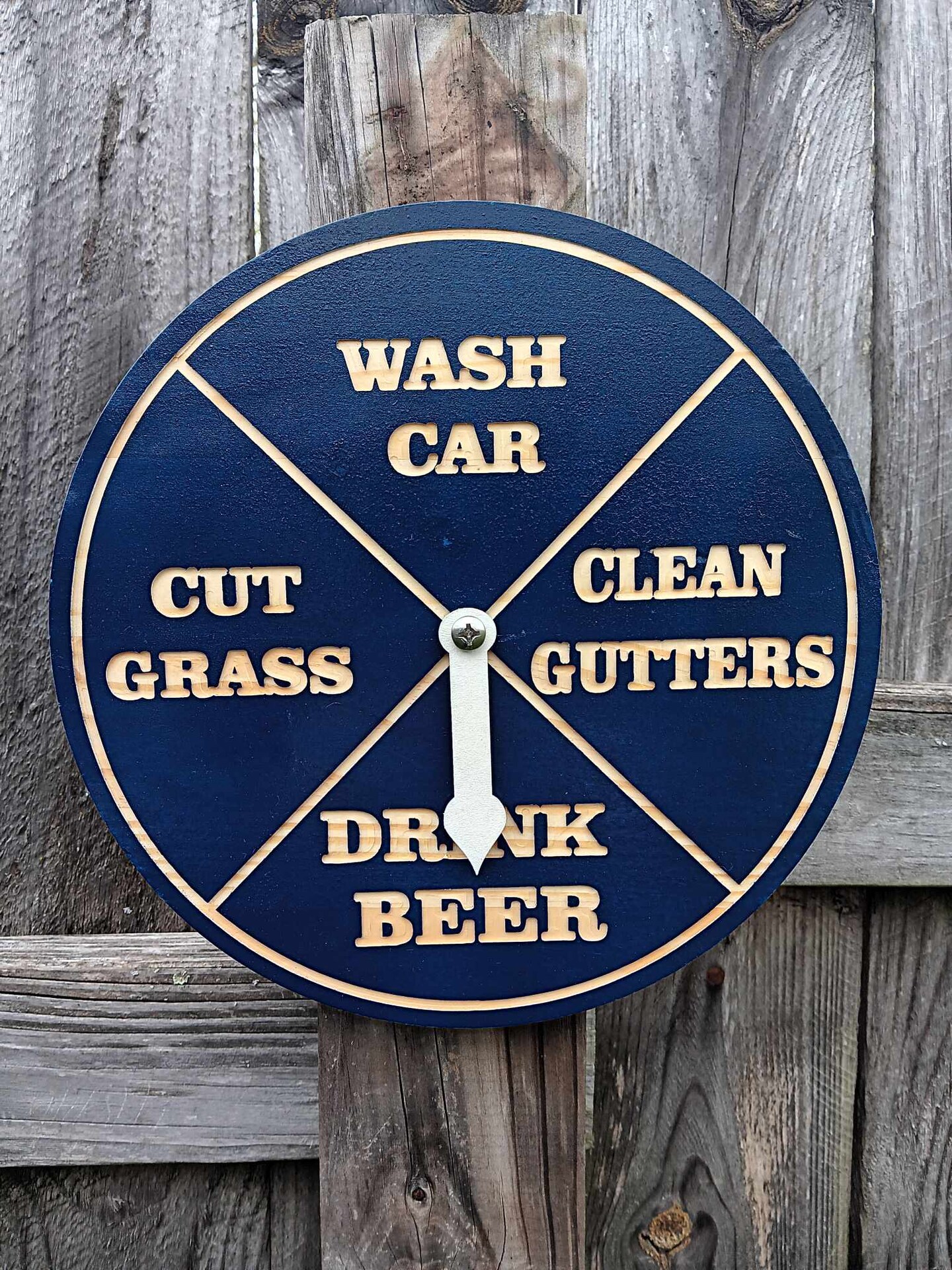 Beer Wooden Spinner Game. Novelty Drinking Game. Unique Beer Gift. Fun ...