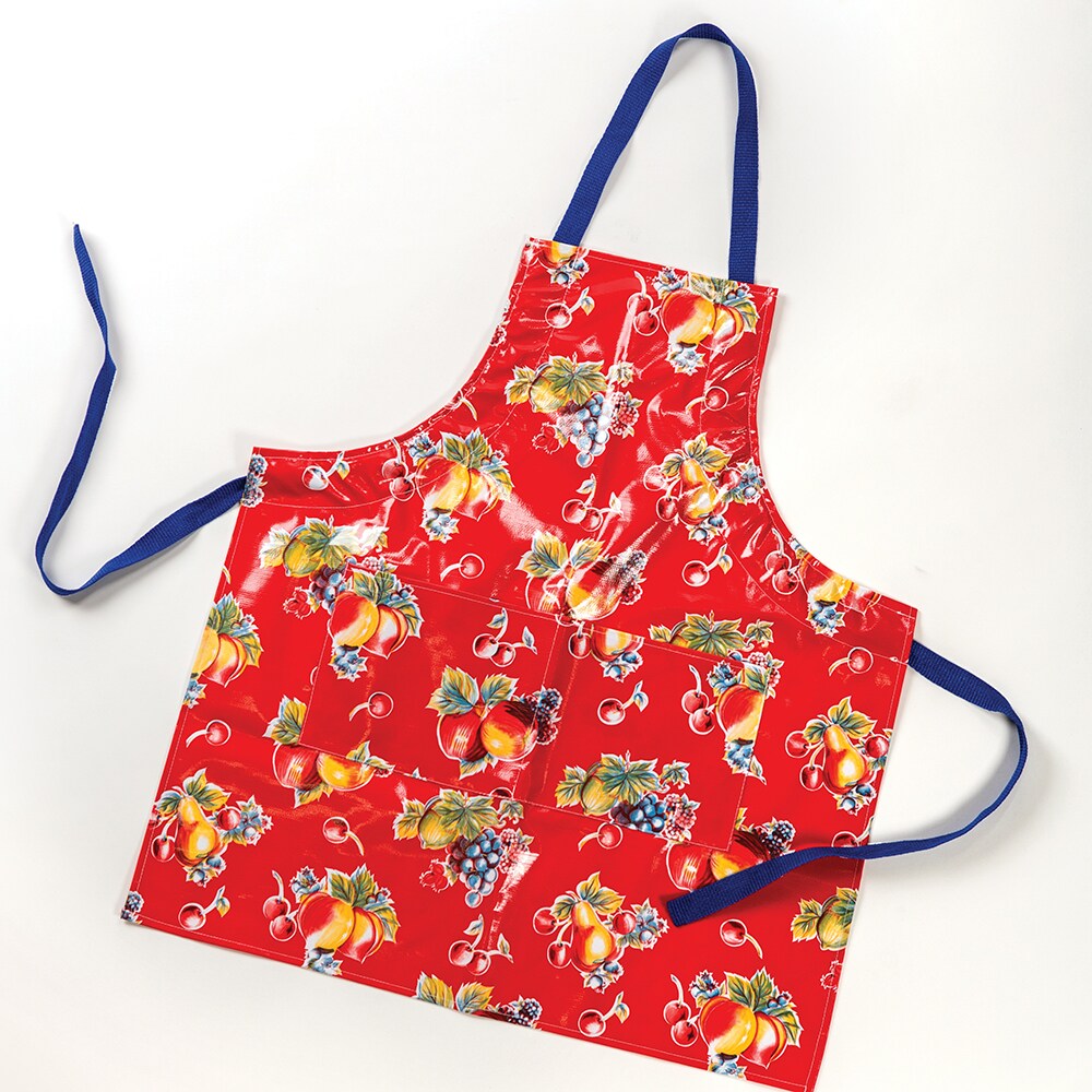 Retro Vinyl Apron Red Mixed Fruit | Michaels