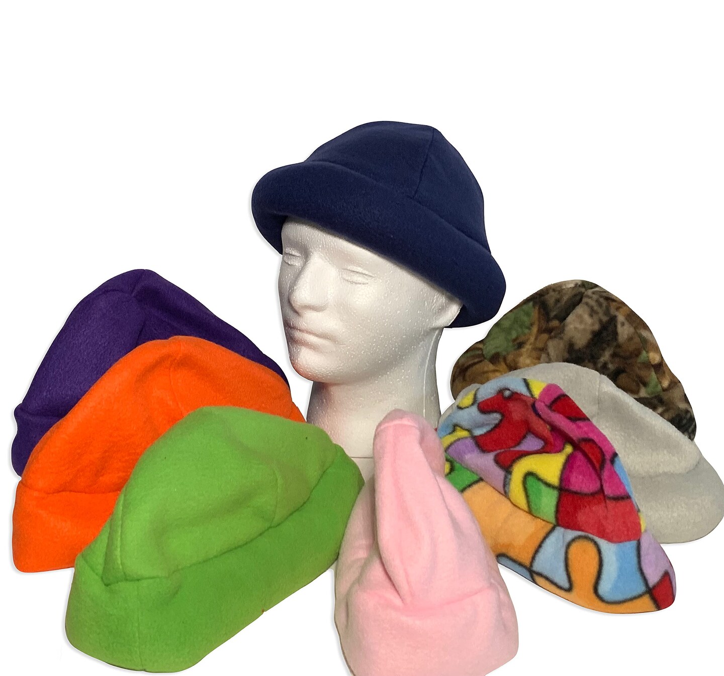 Adult Weighted Hat for compression, heavy therapy hat, washable fleece ...