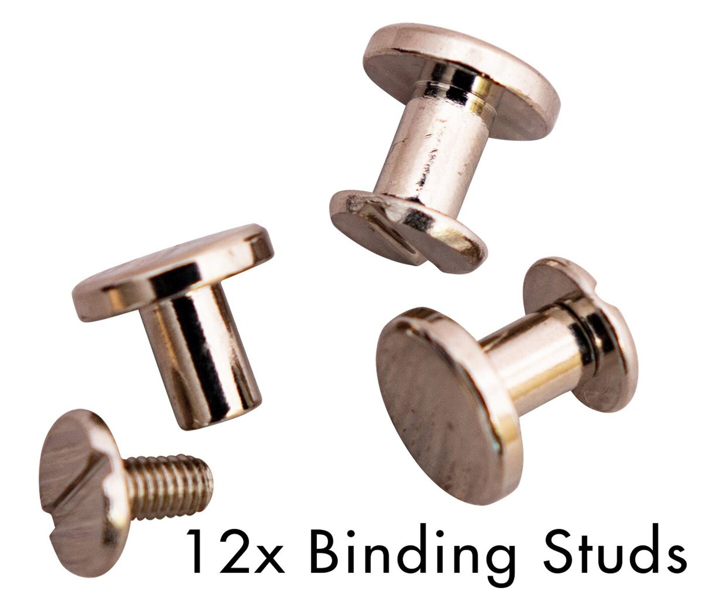 Studio Light SL Binding Studs Silver Planner Essentials 9x9x7mm 12 PC ...