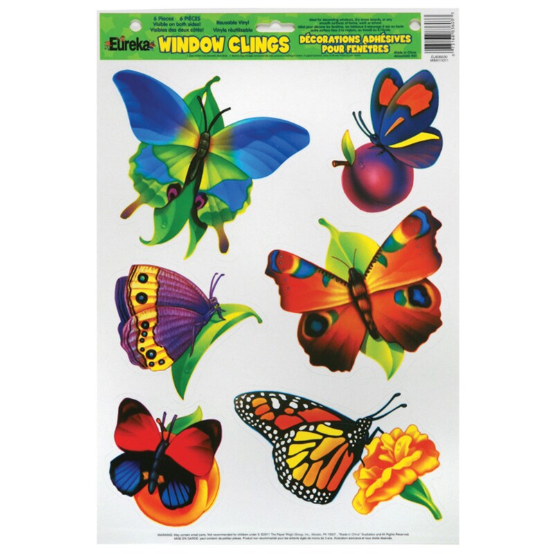 Butterflies Window Clings, 1 Sheet | Michaels