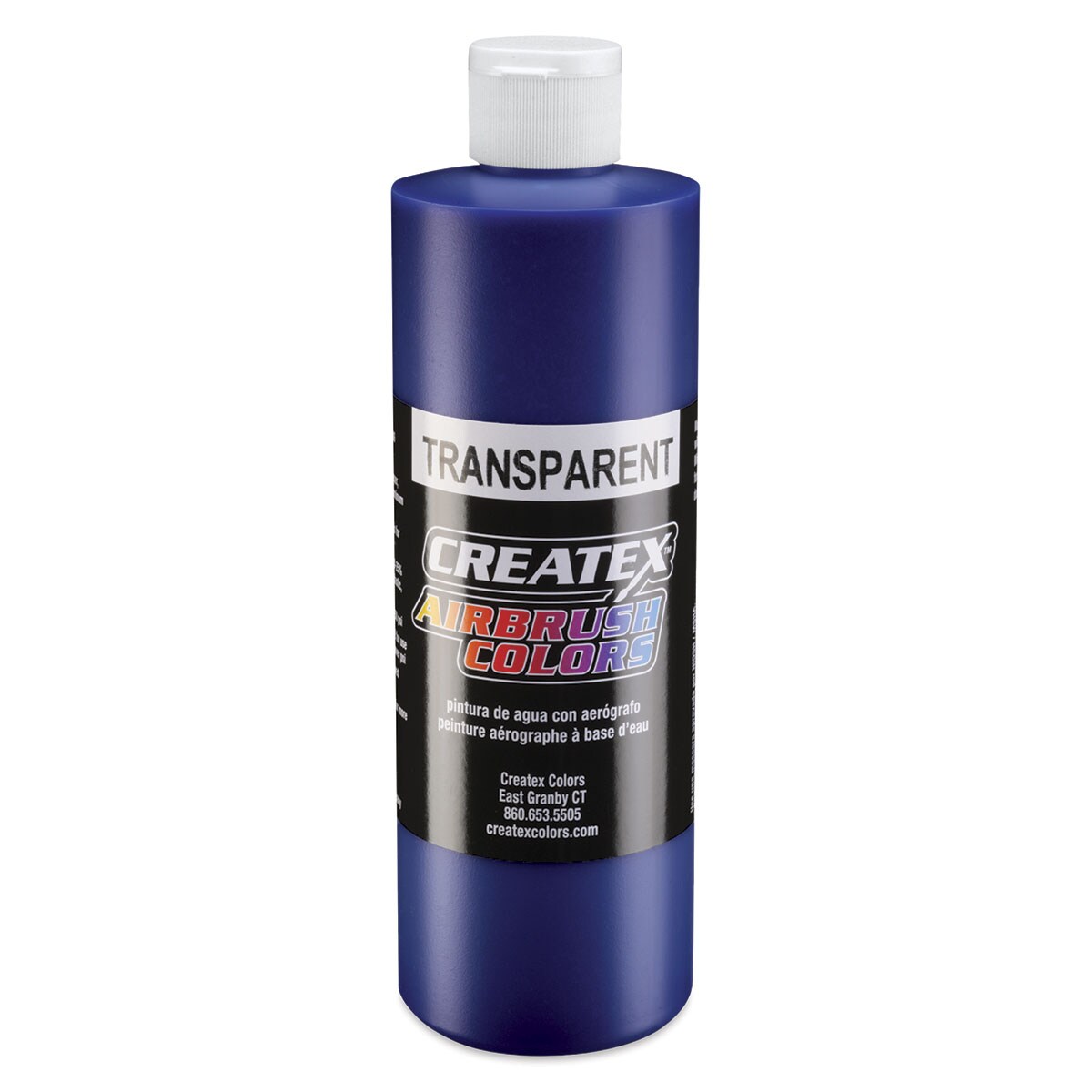 Createx Airbrush Color - 16 oz, Transparent Brite Blue | Michaels