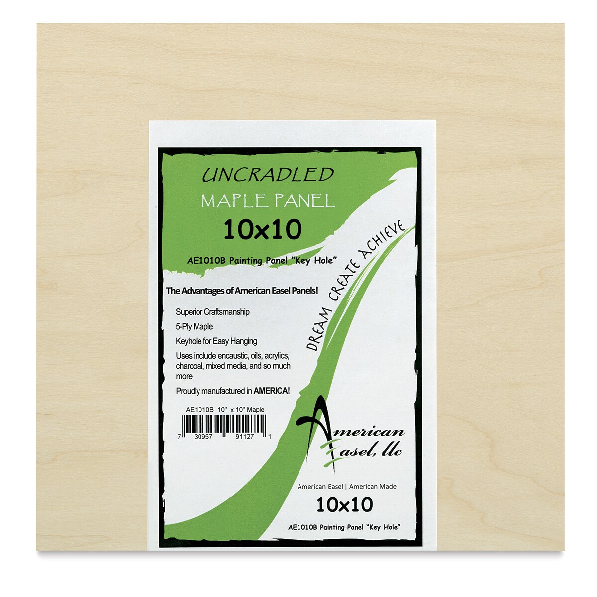American Easel Maple Panel - 10" x 10", 1/2" Profile, Keyhole | Michaels