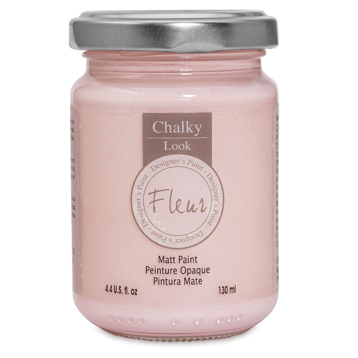 Fleur Chalky Look Paint - Pink Rococo, 4.4 oz jar | Michaels