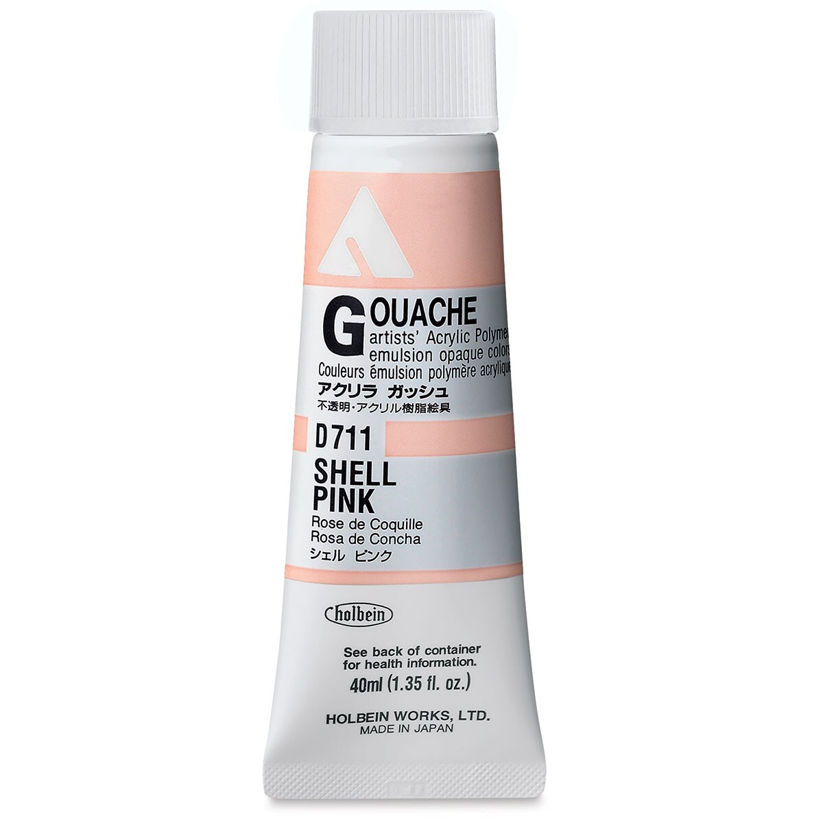 Holbein Acrylic Gouache – Shell Pink, 40 ml tube | Michaels