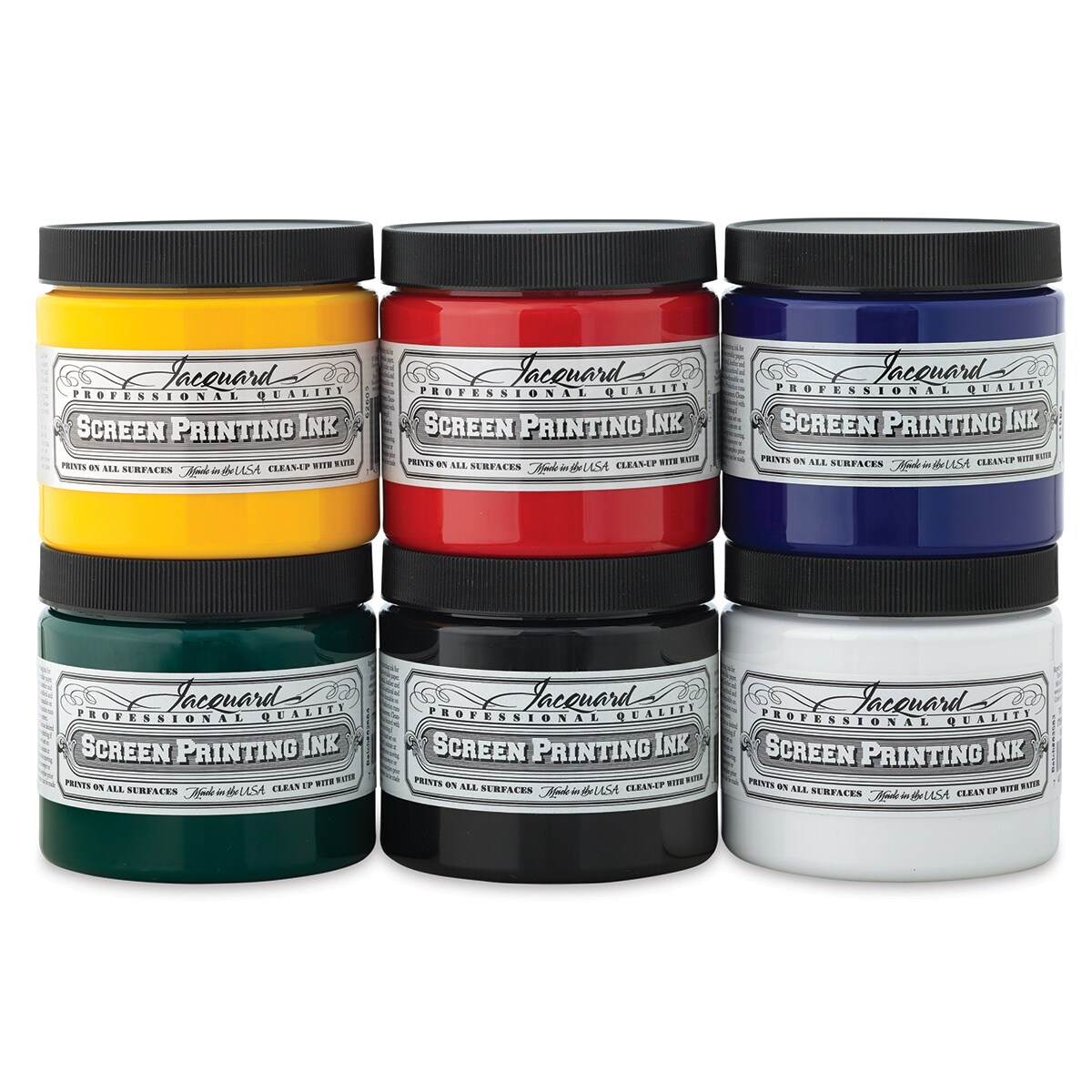 Jacquard Screen Printing Ink - Set of 6, 16 oz jars | Michaels
