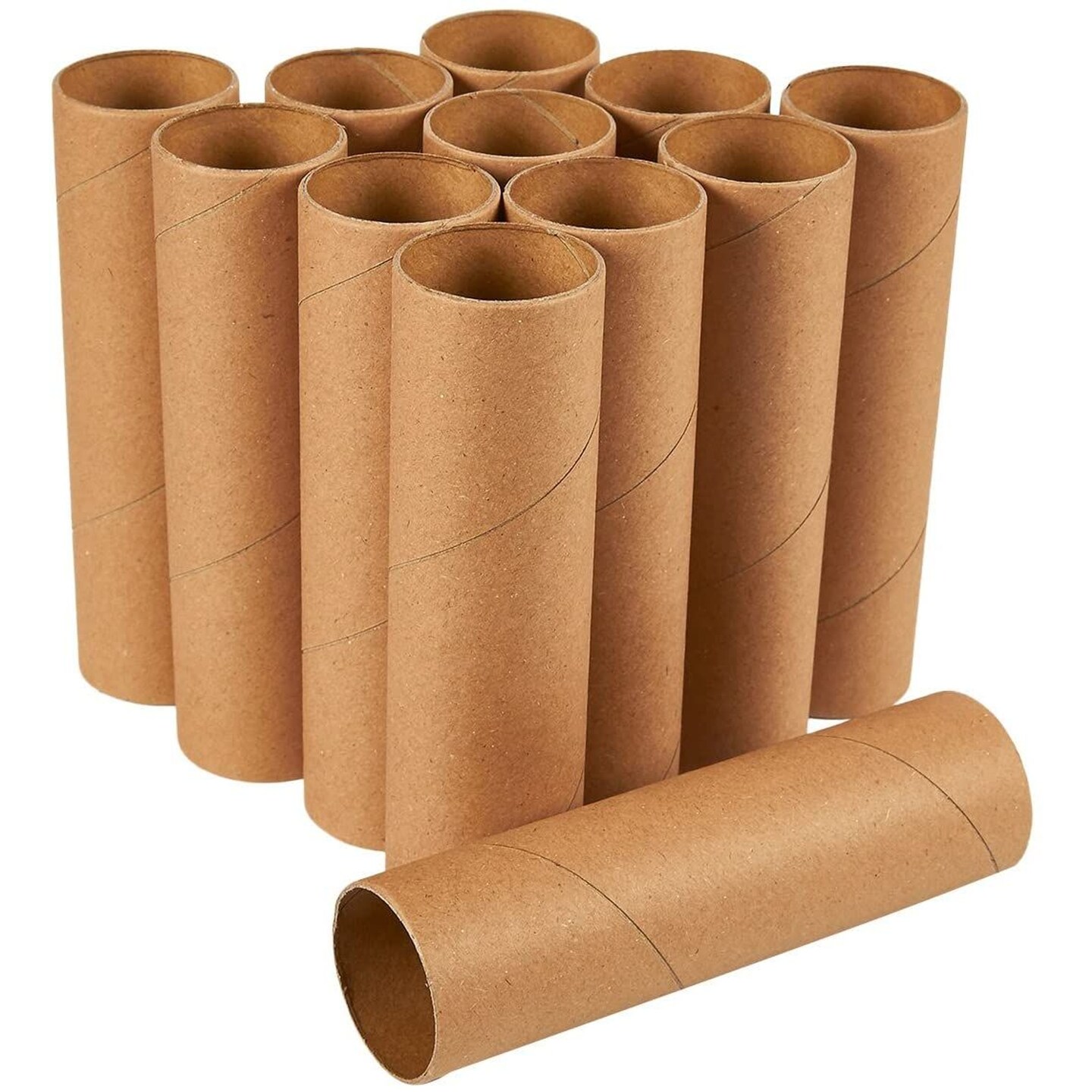 Brown Cardboard Tubes For Crafts DIY Craft Paper Roll 1 6 X 5 9 In