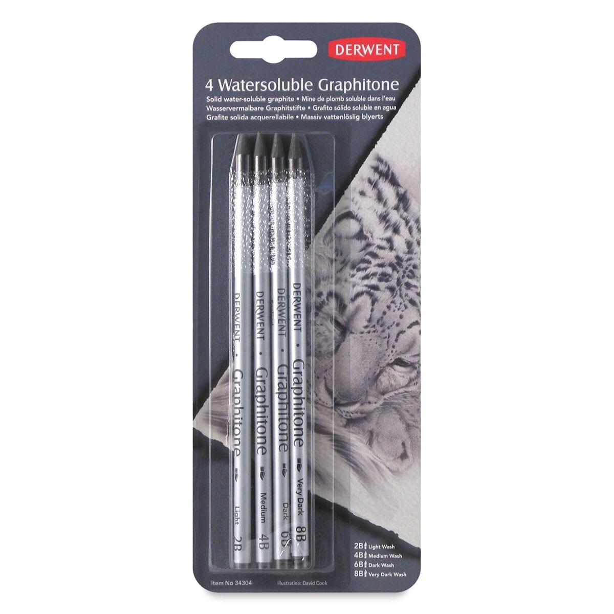 Derwent Graphitone Water-Soluble Pencil Set - Set of 4 | Michaels