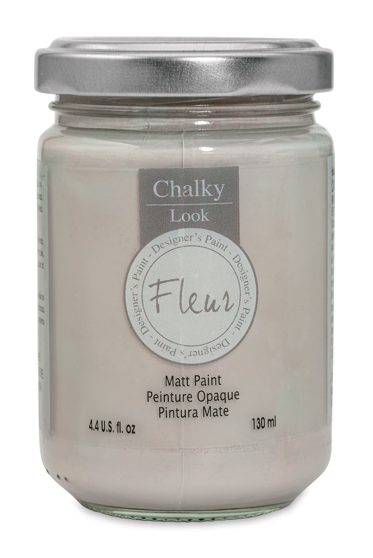Fleur Chalky Look Paint - Dove Grey, 4.4 oz jar | Michaels