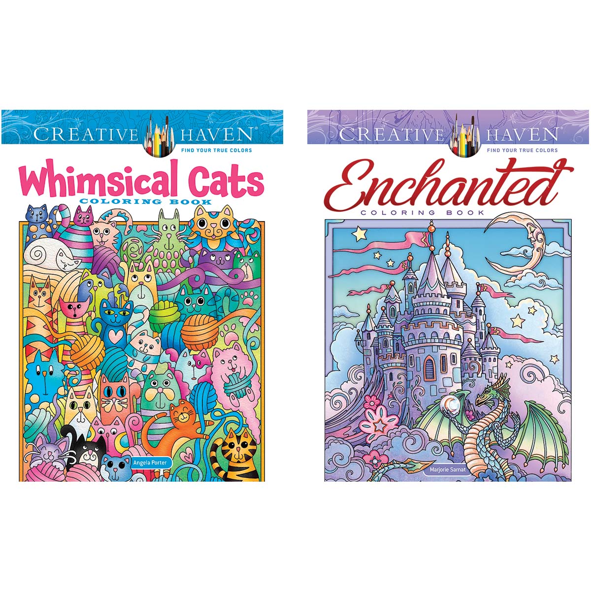 Dover Enchanted & Whimsical Cats, Set of 2 Coloring Book | Michaels