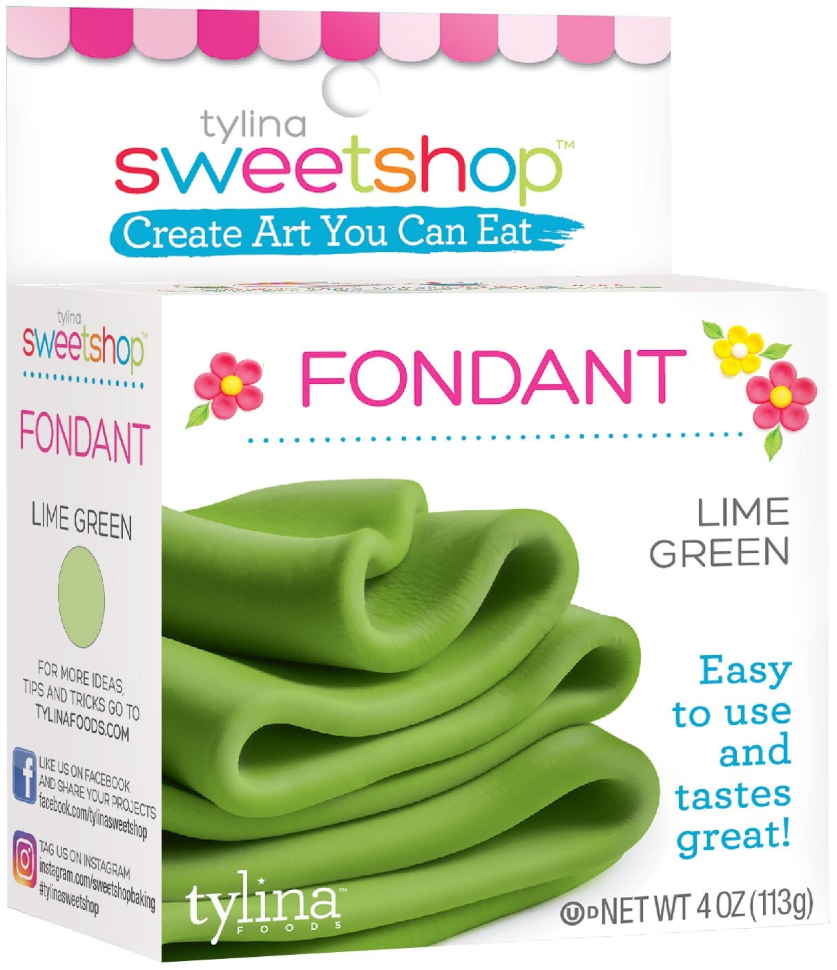 Sweetshop Fondant 4Oz-Lime Green | Michaels